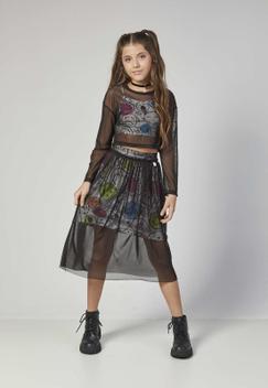 Conjunto Infantil Saia de Tule Preto Mylu - Conjunto Infantil ...