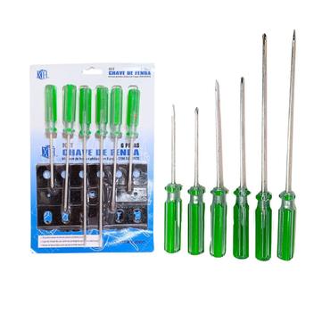 Conjunto, Jogo e Kit de Chave de Fenda e Philips C/6 - Ki Ultil - Jogo ...
