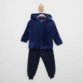 Conjunto Longo Infantil Rei Rex Moletom Peluciado Pelinho e Capuz de ...