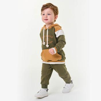 Conjunto Moletom Bebe Menino Ursinho Descolado Trick Nick - Conjunto de ...