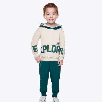Conjunto Moletom Verde Infantil Masculino Have Fun 28813 - Conjunto de ...