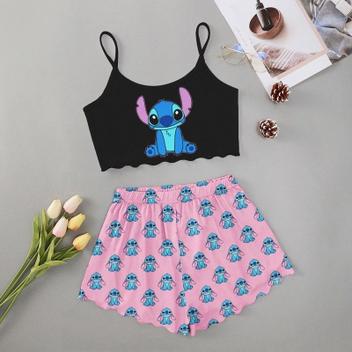 Conjunto Pijama Feminino Baby Doll Ondinha - Aunika Moda Íntima ...