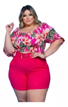 Conjunto Plus Size Adriana - D PODEROSA PLUS - Conjunto de Roupa Plus Size Feminino - Magazine Luiza