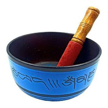 Conjunto Singing Bowl Gadgetbucket de metal pintado à mão de 7 ...