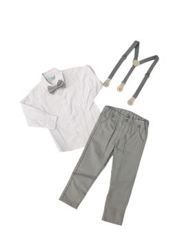 Conjunto Suspensorio Cinza Social Infantil 2 - Loja Conforto Kids ...