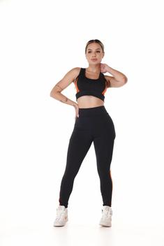 Conjunto Tri-Fusion Fitness Feminino Academia - Força do Sol - Conjunto ...