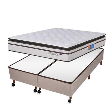 Conjunto Visco Plus L20 F.A Colchões King Size Box Castor Revolution ...