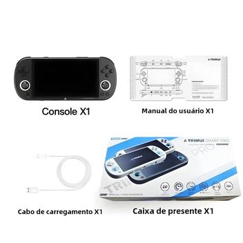 Console De Jogos Portátil Infantil Com Tela IPS De 496, Iluminação RGB ...