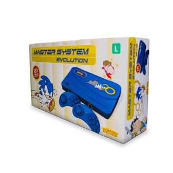 Console Master System Evolution Standard Tectoy com 132 Jogos na Memória Azul Bivolt - Master ...