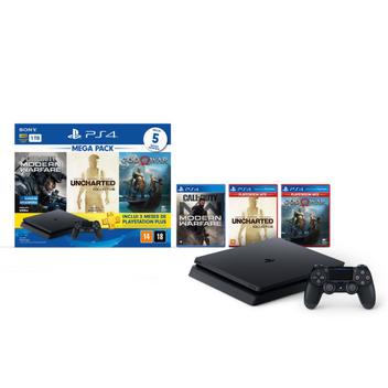 Console Playstation 4 1TB Slim Mega Pack Bundle v7 - PS4 - SONY ...