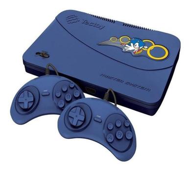 Console Tectoy Sega Master System Evolution Azul 132 Jogos - Master ...
