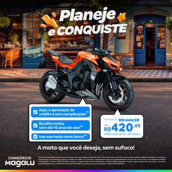 Consórcio de Moto - 28 Mil - 80 Meses - Planeje e conquiste - Consórcio Magalu - Consórcio de ...