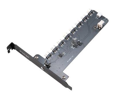 Controlador aRGB Conector 3 Pin HUB Até 8 Fans AKRLD04 Akasa - Hub ...