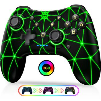Controlador de switch sem fio ELISWEEN para Nintendo Switch - Controle ...