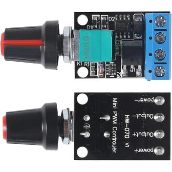 Controlador de Velocidade PWM DC 12V/5V 10A - Regulador de Tensão e ...
