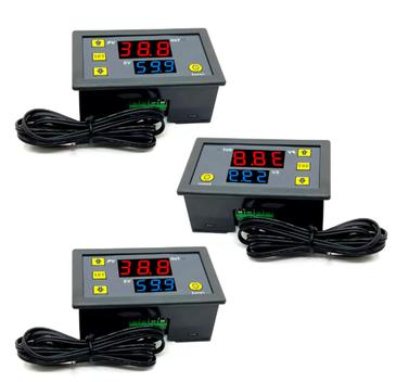 Controlador W3230 kit 3 Peças Termostato digital c/sensor 220v ...