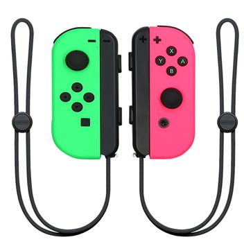 Controladores Nintendo Switch Joy-Con rosa neon/ verde neon - Controle ...