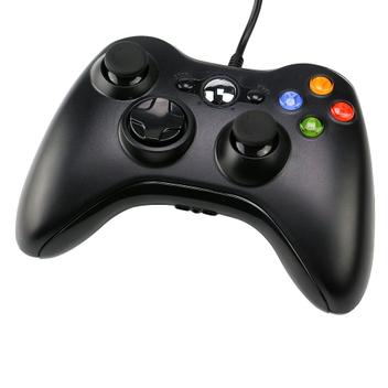 Controle 360 Com Fio Preto Compatível PC Gamer Notebook - House ...