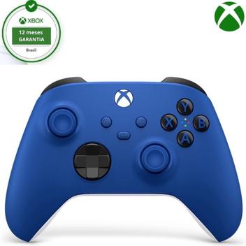 Controle Azul Xbox One e Series S/X Shock Blue Sem Fio - Outros Games ...