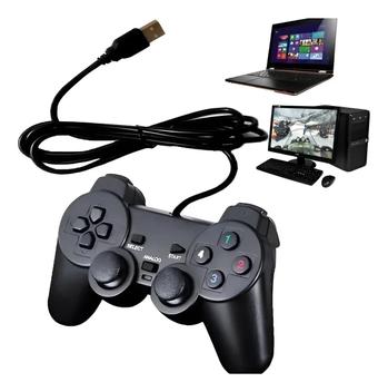 Controle Joystick com Fio USB 2.0 para PC e Notebook Modelo DualShock ...