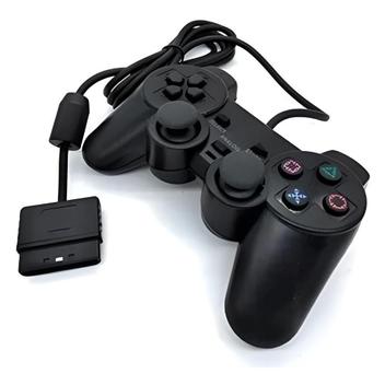 Controle Para Ps2 Joystick Com Fio e Analógico Dualshock - Genérico ...
