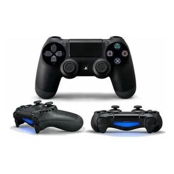 Controle PS 4 Preto Black Dualshock 4 + Cabo de Carregamento - Lemox ...