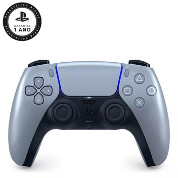Controle PS5 Dualsense Prata Sterling Silver Playstation 5 - Sony ...