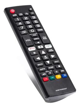 Controle Smart Tv Compatível C/ Netflix Prime 4k Led - SUPER GRANDE ...