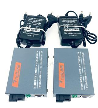 Conversor De Midia 1 Par A+b Fibra Optica 20km - NetLink - Equipamento de Rede / Wi-Fi ...
