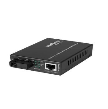 Conversor De Midia Giga KGSD 1120A Ethernet SM 20KM - Intelbras ...