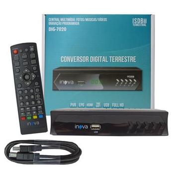 Conversor Digital Tv Terrestre Hd E Gravador Full Hd Inova - Lenox ...