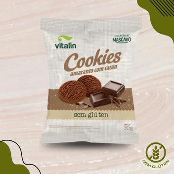 Cookies Amaranto com Cacau Vitalin 30g - Cookies - Magazine Luiza