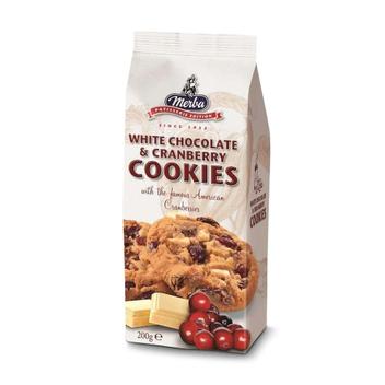 Cookies com Chocolate Branco e Cranberry Merba 200g - Chocolate / Barra ...