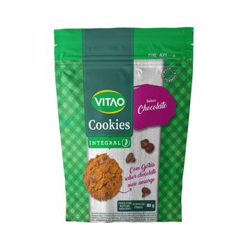 Cookies Integrais Sabor Chocolate Gotas Chocolate Meio - Vitao ...