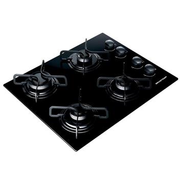 Cooktop 4 Bocas Brastemp Ative! BDD61AE, Preto, Acendimento ...