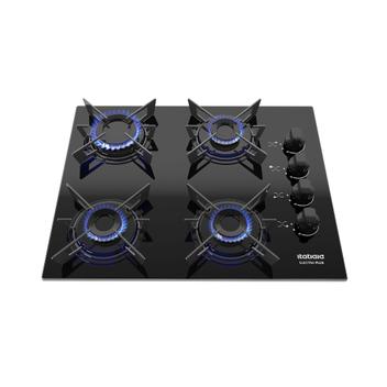 Cooktop Fogão 4 Bocas Itatiaia Electra Plus Preto Bivolt Vidro ...