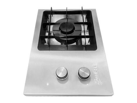 Cooktop Industrial Embutir Inox A Gás 1 Boca Chama Dupla Grelha 20x20 ...