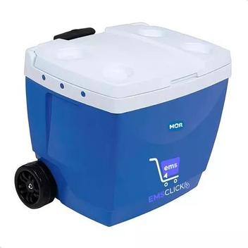 Cooler Caixa Térmica com Rodinhas 42 Litros Azul - Mor - Cooler Térmico ...