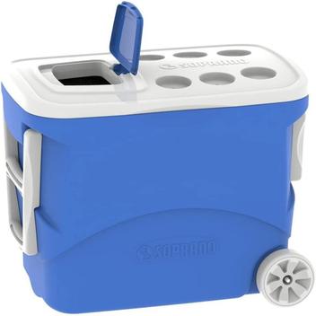 Cooler Caixa Térmica Grande Com Rodas 50Litros Capacidade 72 Latinhas ...