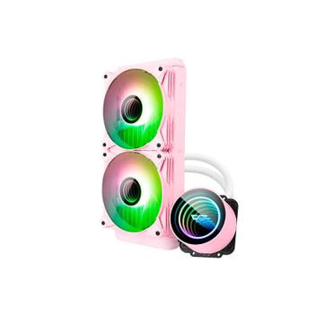 Cooler Com Água Para Processador Darkflash Twister Dx240 V2 Argb Rosa ...