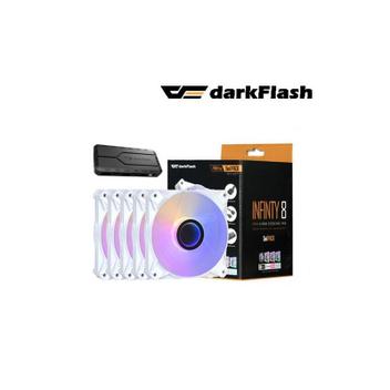 Cooler Fan Aigo Darkflash Infinity 8 Kit 5In1 Whit - Peças para ...
