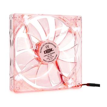 Cooler fan ventoinha 140mm transparente acrílico com iluminação led ...