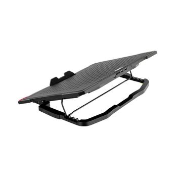 Cooler notebooks até 17,3 6 fans led azul e 1 usb hub 4 niveis de ...