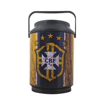 Cooler Redondo Térmico Estampa Brasil CBF 10 Latas com Alça - Melhor ...