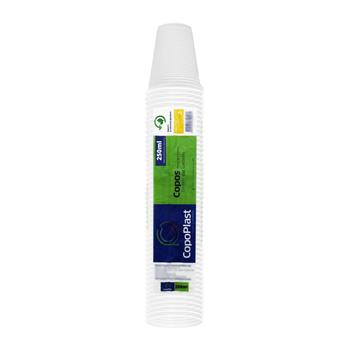 Copo 300 Ml Ps Descartável Com 100 - Copoplast - Copo Descartável ...