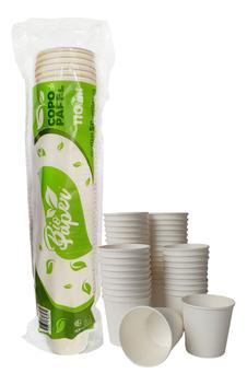 Copo De Papel 110ml Branco Com 50 Unidades Biopaper Bio Pape - BIO ...