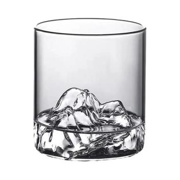 Copo De Uísque De Montanha 3D 200/300/350ML Copo De Café De Cerveja Multiuso Transparente Para ...