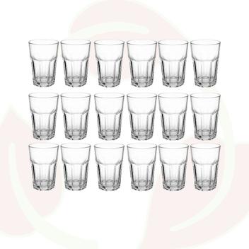 Copo de vidro 350ml Vitaminas suco ou smoothies 18 Unidades - PRATICASA ...