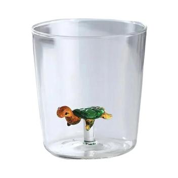 Copo de Vidro 3D com Desenho de Animal - Fofo e para Uso em Casa - Copo ...