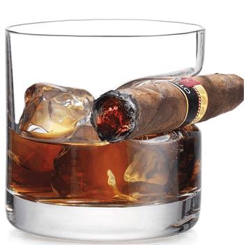Copo de Whiskey 300ml luxo com suporte Vidro - emp - Copo de Whisky ...